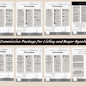 Real Estate Commission: Buyer and Listing Agent Services - Etsy