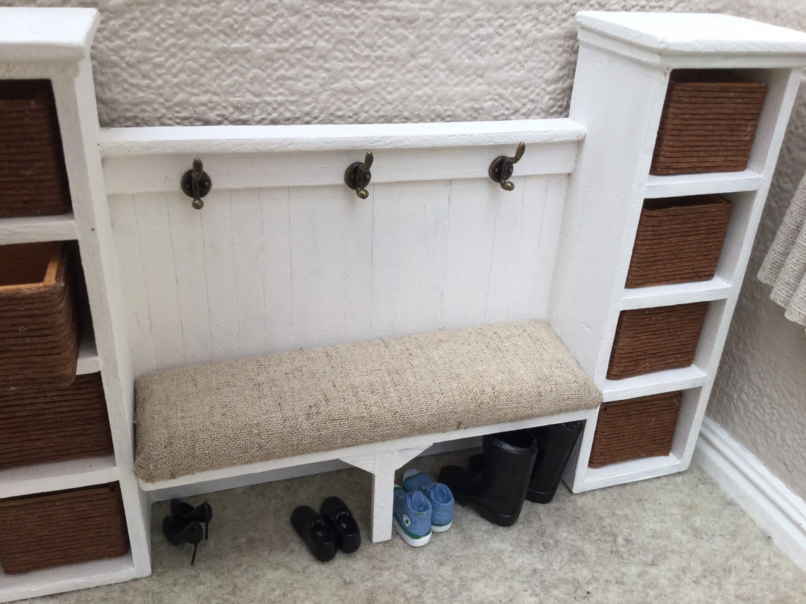 Doll House Hallway Tidy Storage for Your Miniatures | Etsy