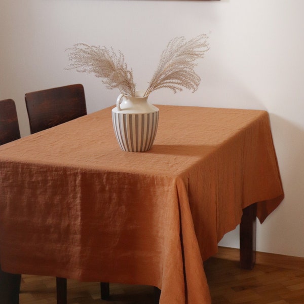 Linen Tablecloth - Etsy