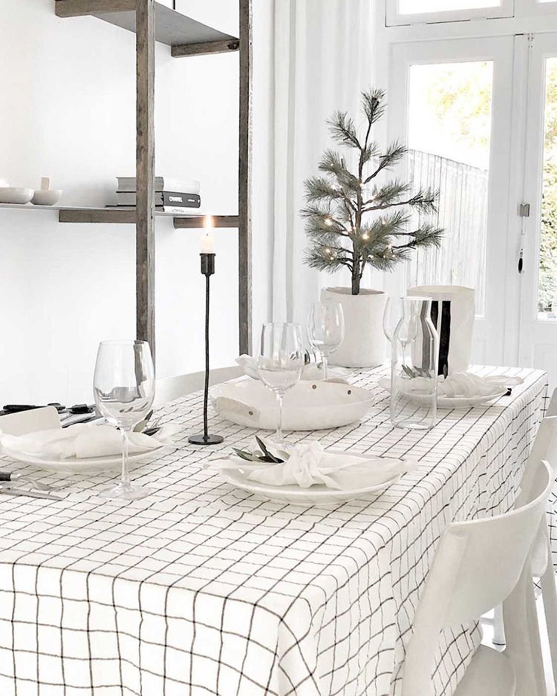 Linen Tablecloth in Various Colors. Washed Soft Linen Table | Etsy