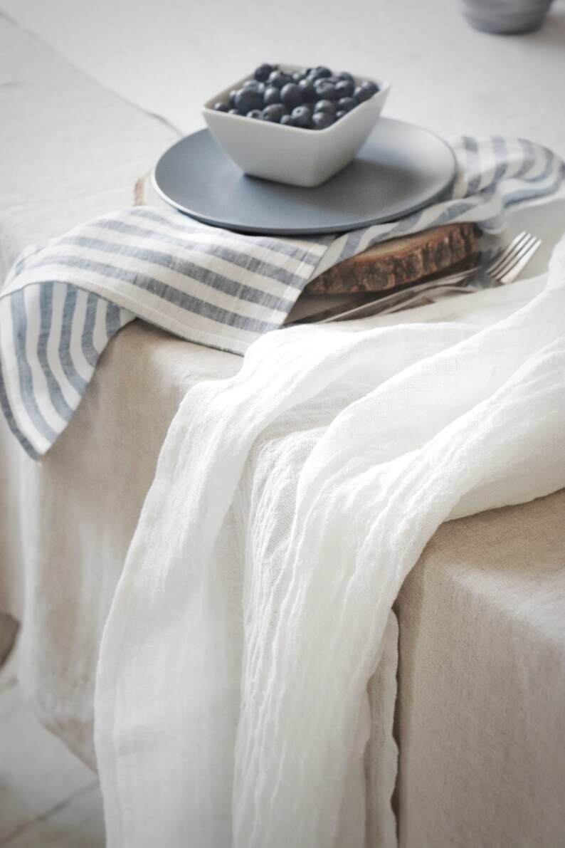 Linen Napkins Stone Washed Linen Napkins Linen Napkins SET - Etsy