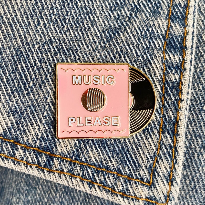Music Enamel Pin - Etsy