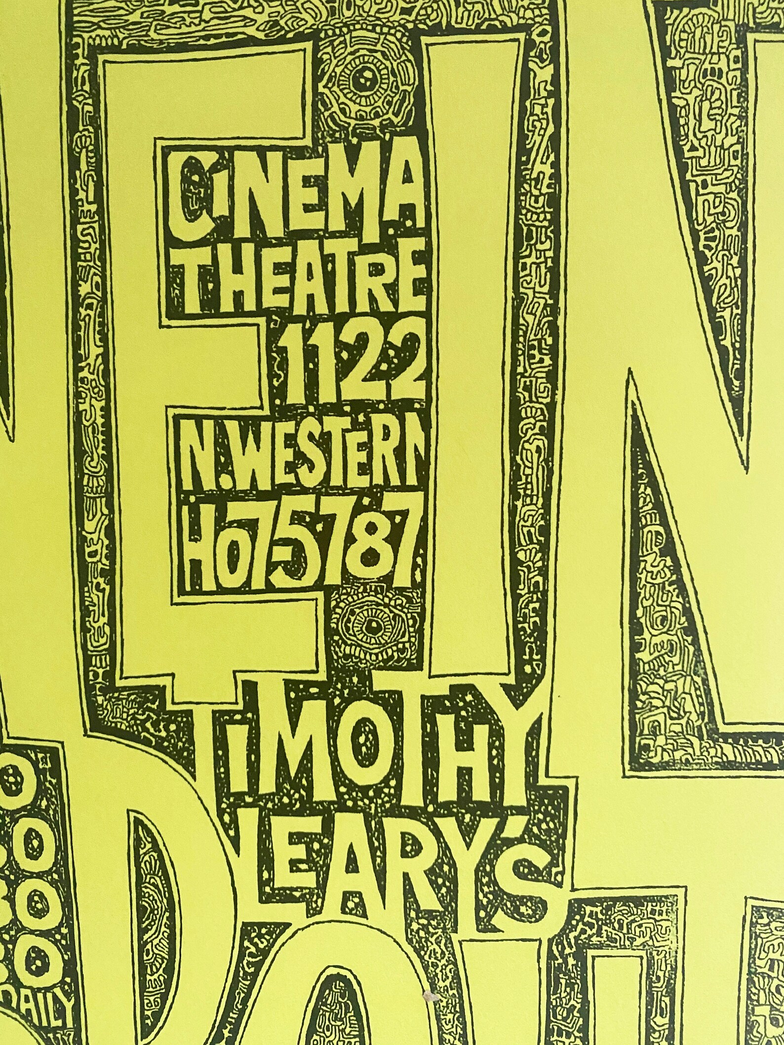 Timothy Leary's Turn On Tune In Drop Out Poster / | Etsy