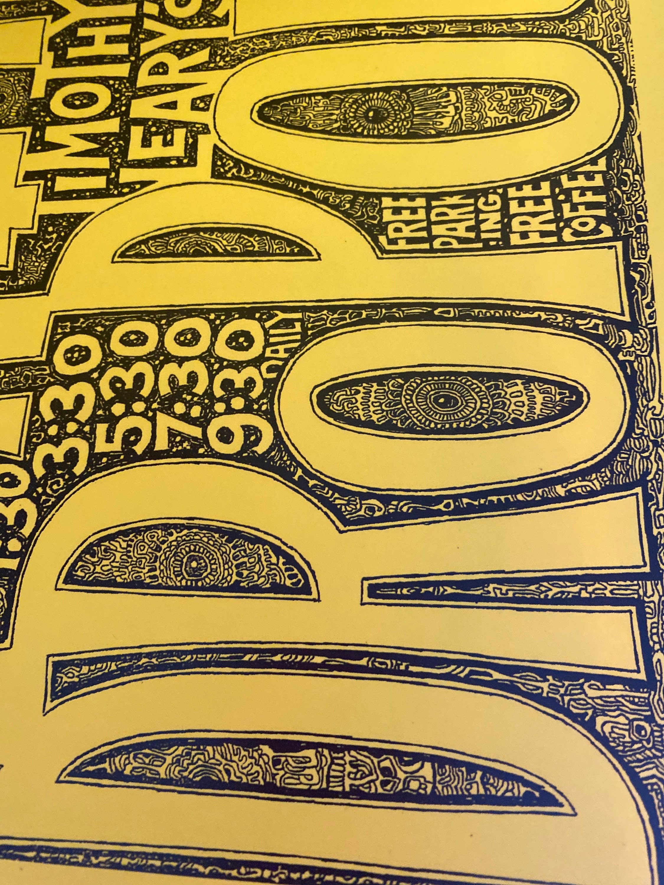 Timothy Leary's Turn On Tune In Drop Out Poster / - Etsy