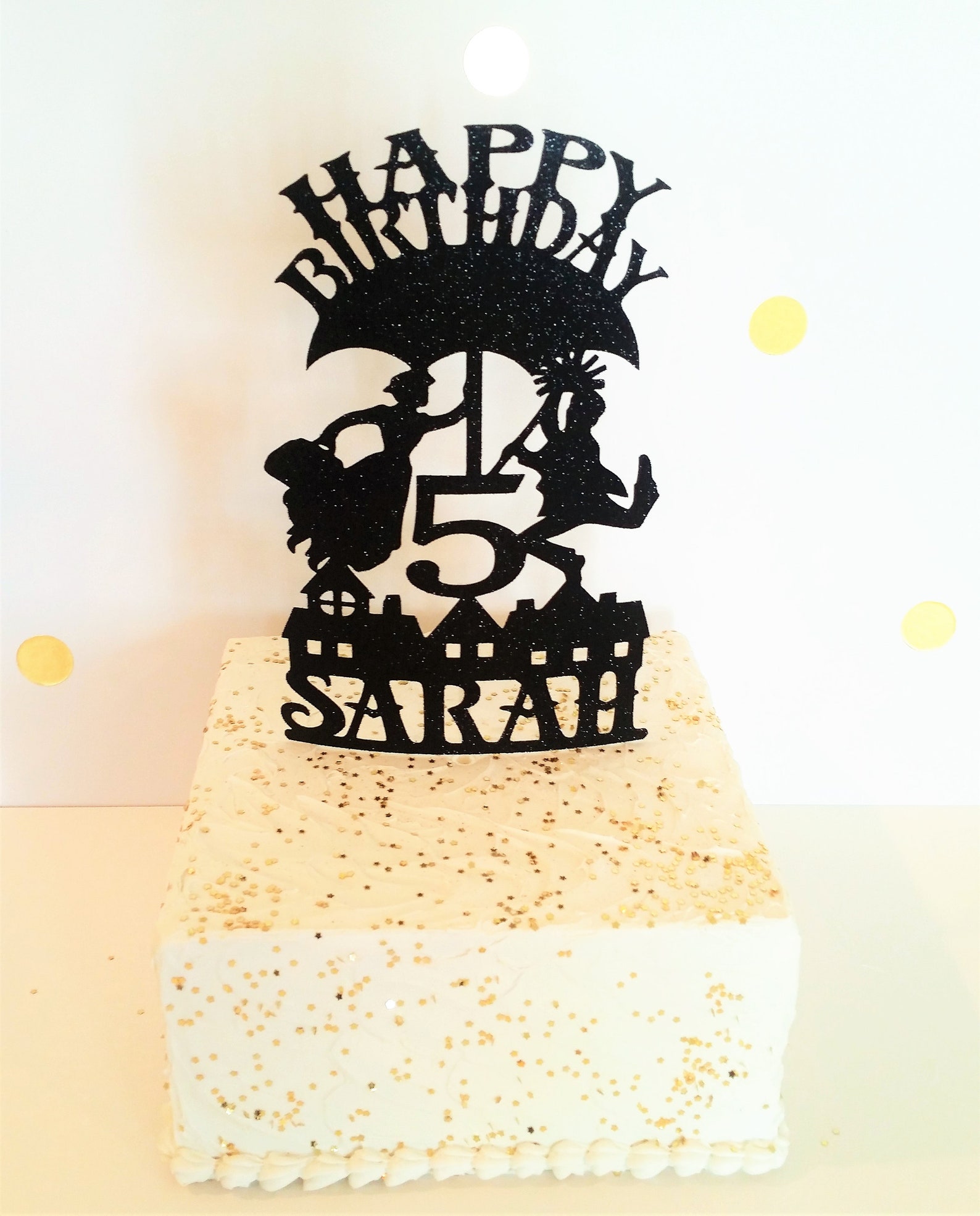 Mary Poppins Cake Topper Mary Poppins and Chimney Sweeper - Etsy