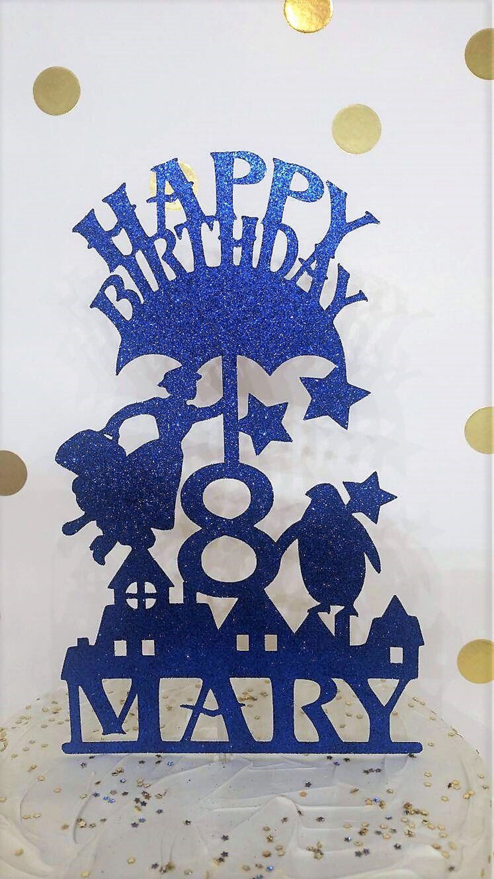 Mary Poppins Cake Topper Mary Poppins Birthday Party Mary | Etsy