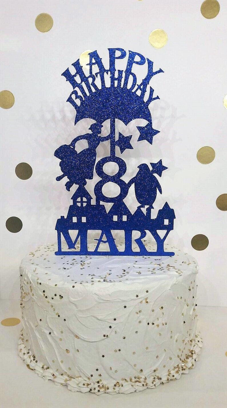 Mary Poppins Cake Topper Mary Poppins Birthday Party Mary | Etsy