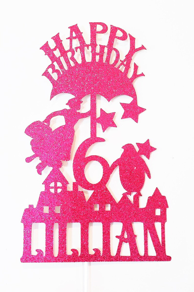 Mary Poppins Cake Topper Mary Poppins Birthday Party Mary | Etsy