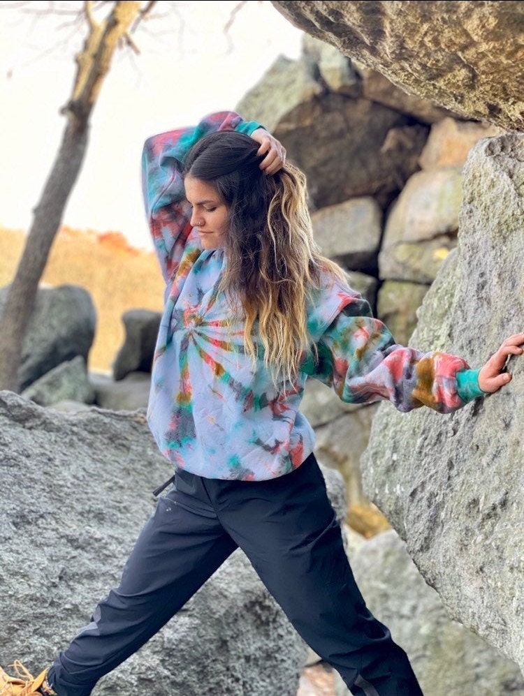 Tie Dye Pullover, Swirl Pullover, Hippie Spiral Pullover, Heady ...