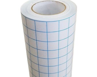 12x12 Sheet Blue-line Clear Transfer Tape Adhesive Vinyl Application ...