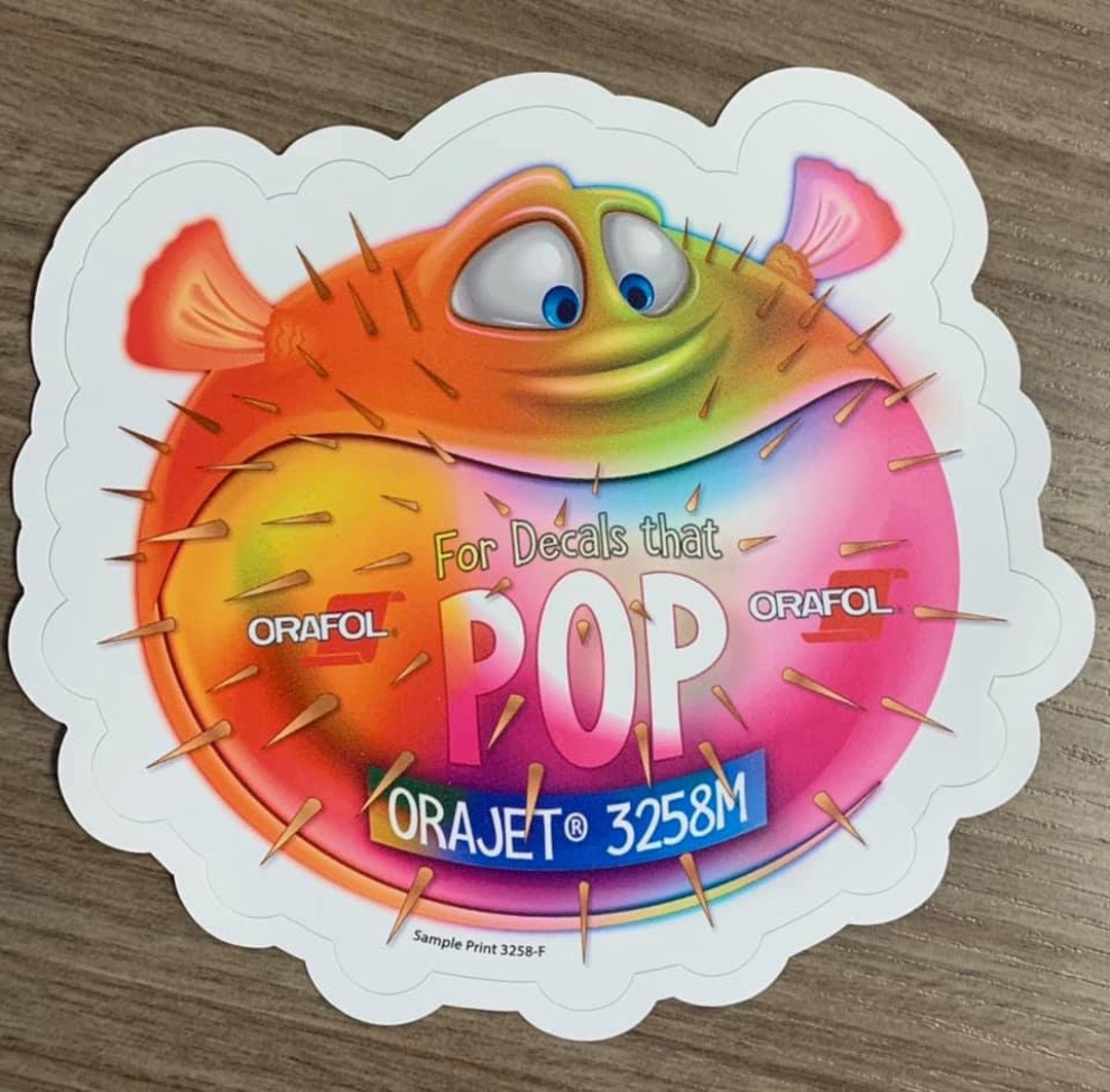 Orajet 3258M (6 Mil) Printable Vinyl MATTE , Compatible With Latex, Eco ...