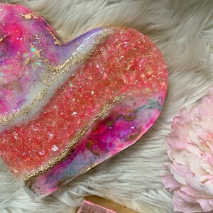 Resin Heart - Etsy