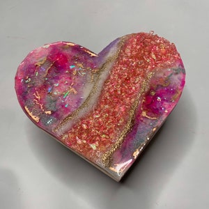 Resin Heart - Etsy