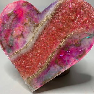 Resin Heart - Etsy