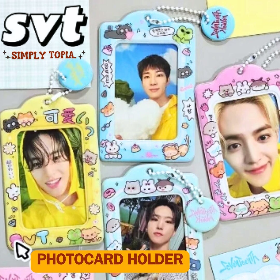 SEVENTEN Cute Kpop Photocardholder Frame Cartoon Card Display Photo ...