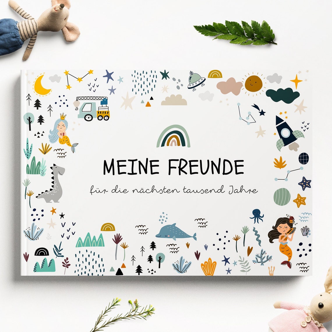 Modernes Freundebuch für das Kindergarten und Grundschulalter - Etsy