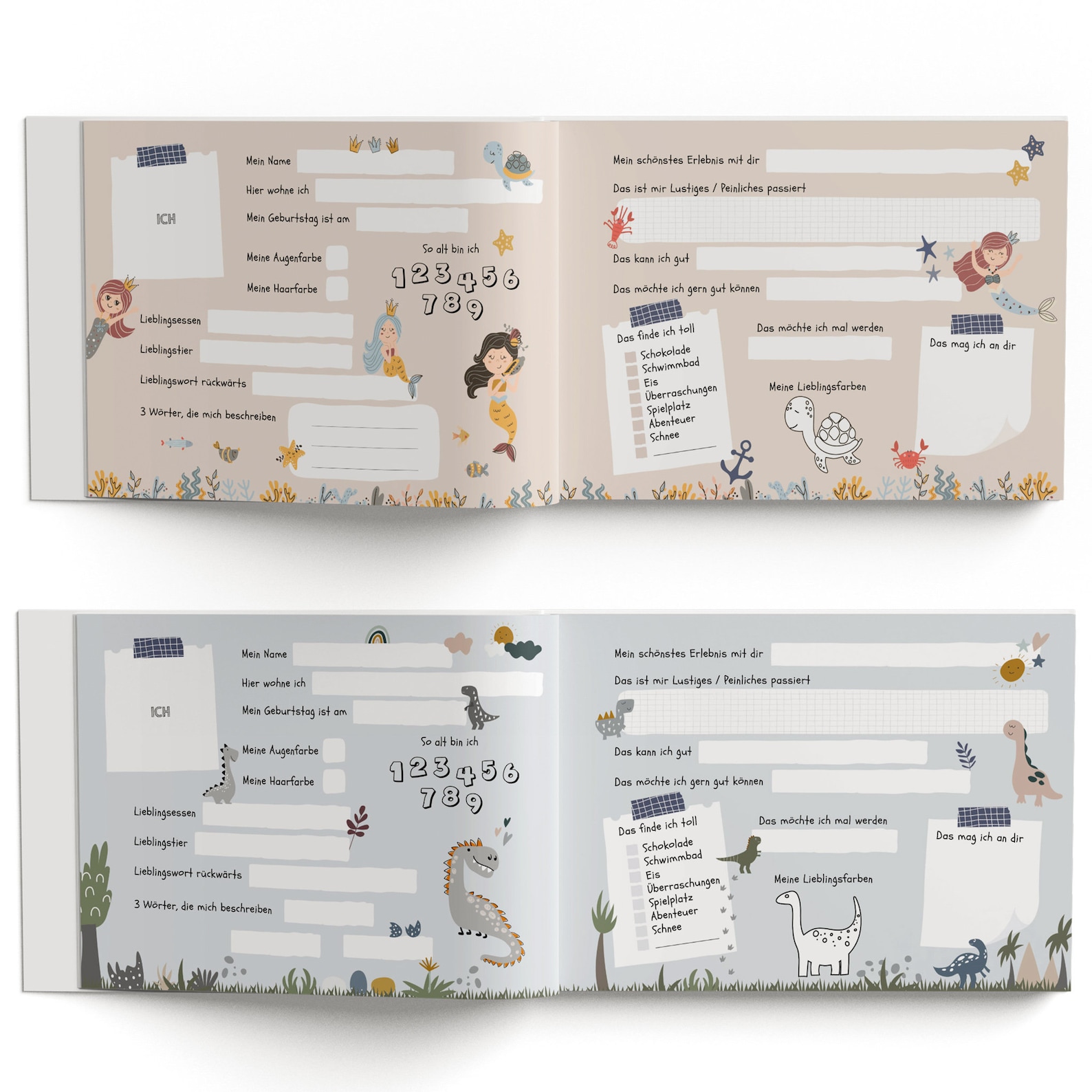 Modernes Freundebuch für das Kindergarten und Grundschulalter - Etsy