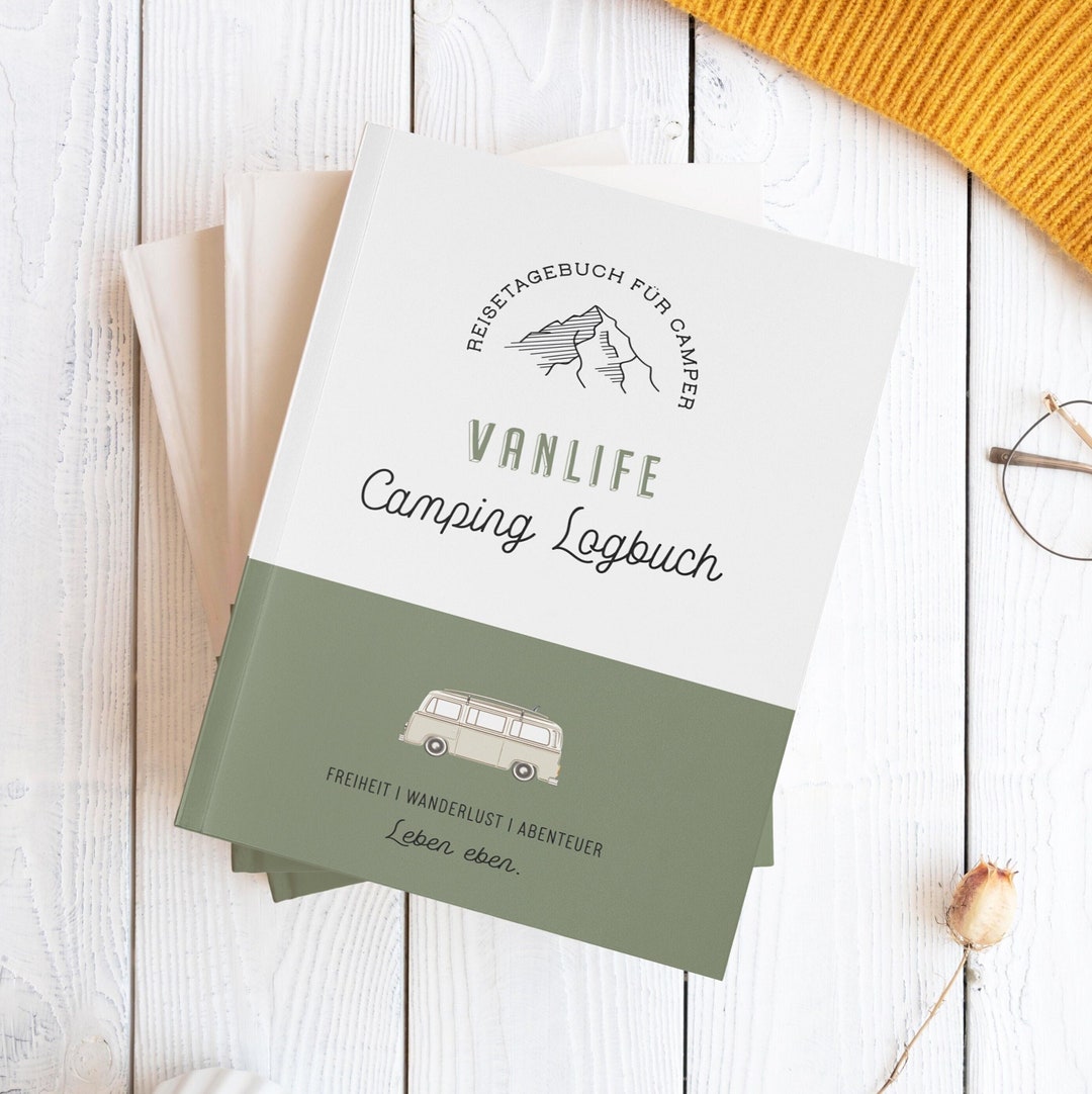 Camping Logbook Van Life Motorhome Logbook and Camping Diary - Etsy