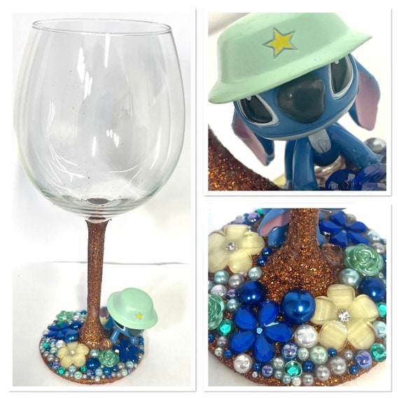 Character Wine Glass Lilo and Stitch Stitch | Etsy