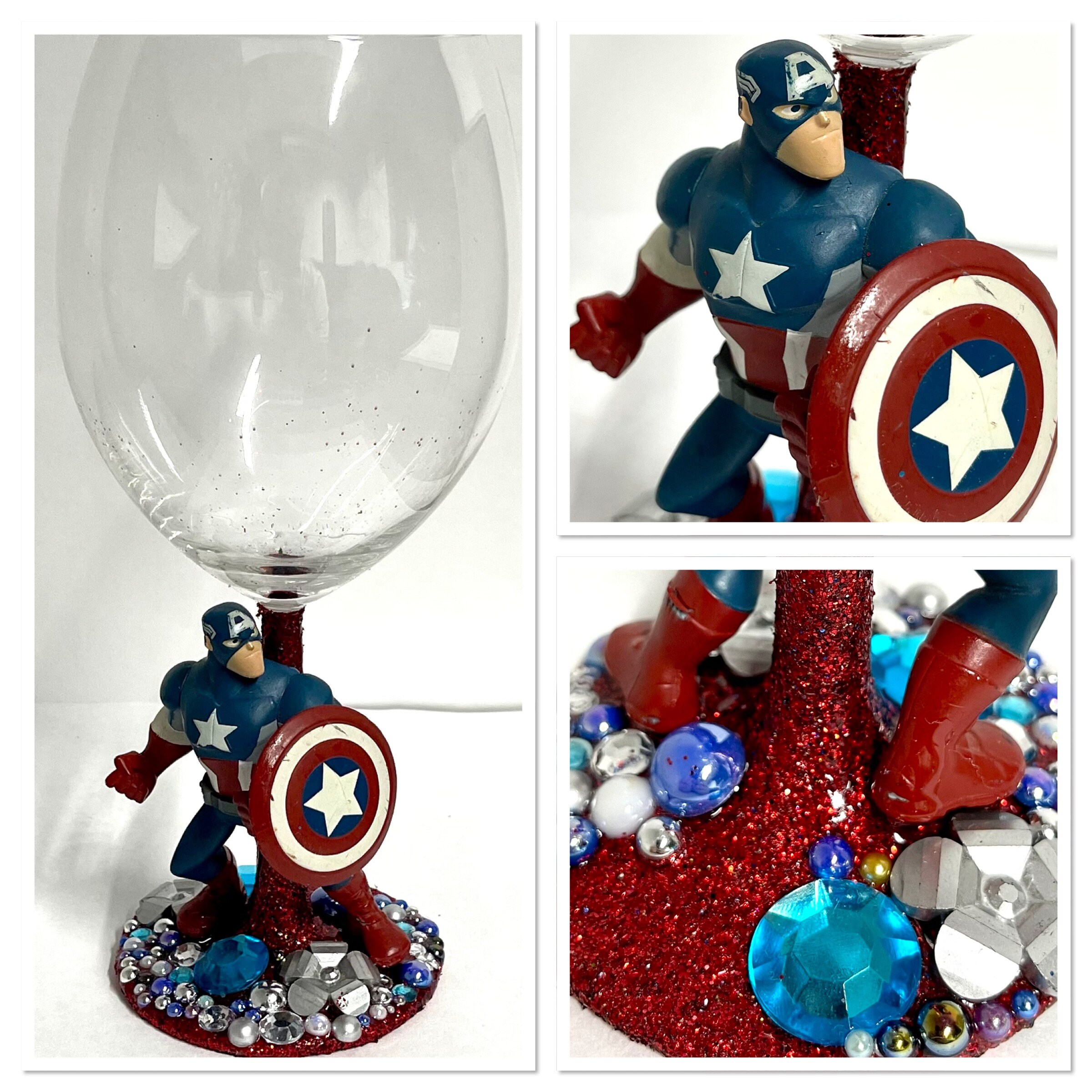 Character Wine Glass Marvel Venom Hulk Thor - Etsy UK