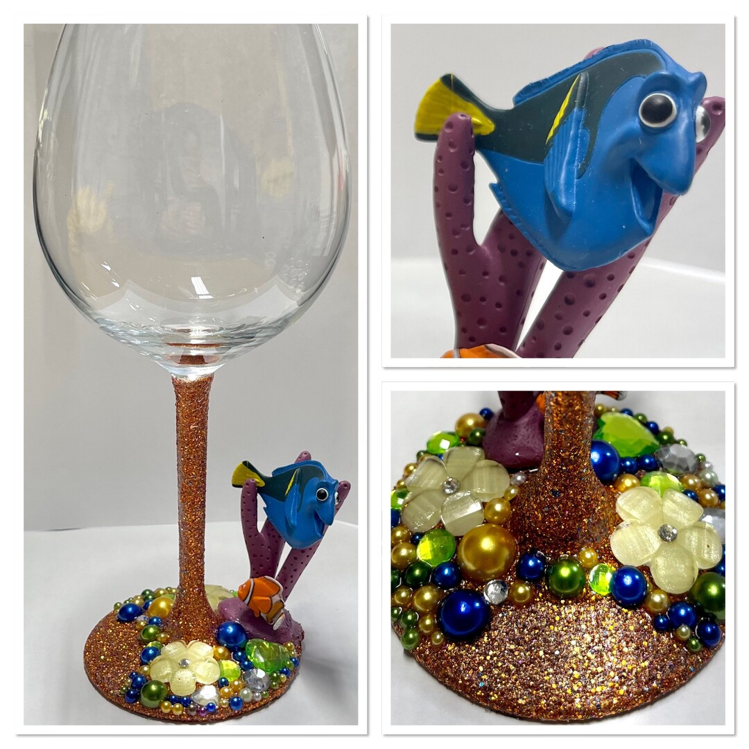 Character Wine Glass Finding Nemo Dory - Etsy