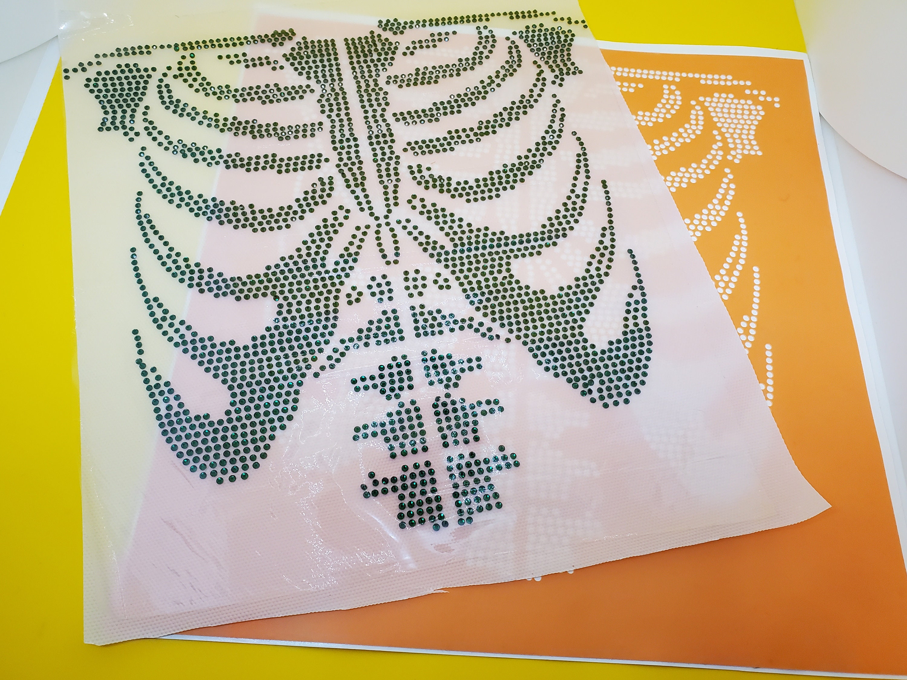 Instant Download Ribcage Skeleton Rhinestone Template-2 SIDED - Etsy
