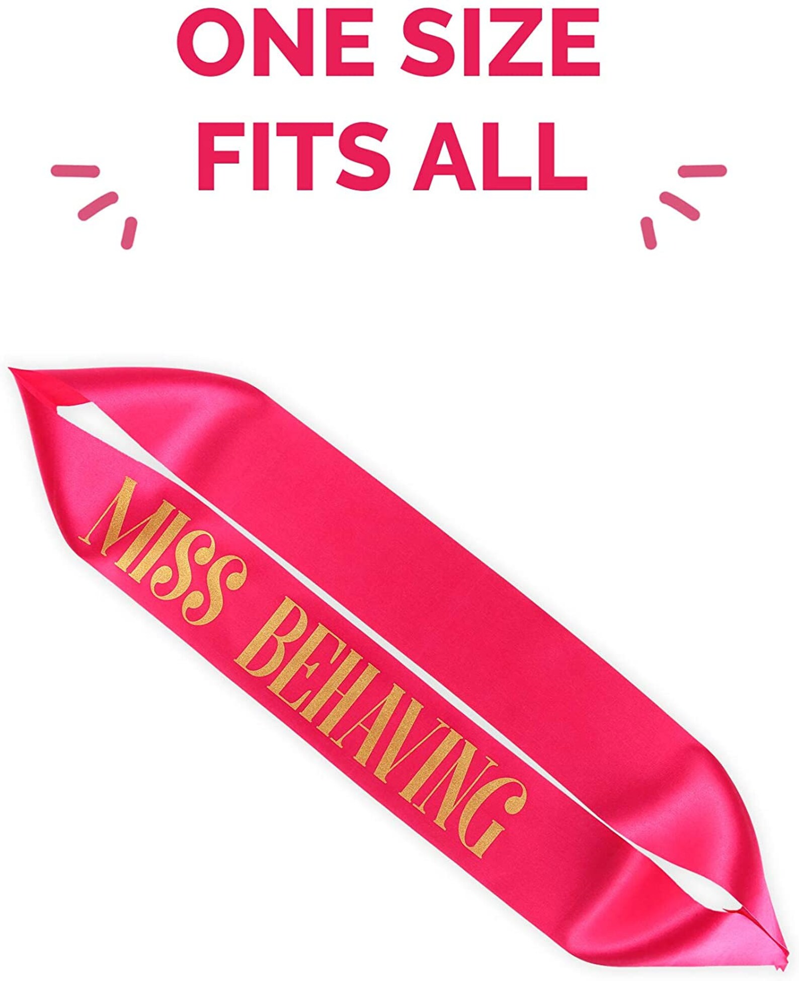 18 Bachelorette Sash Set, 1 White Bride to Be Sash, 1 Maid of Honor ...