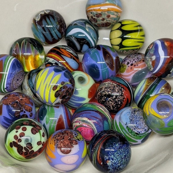 Handmade Marbles - Etsy