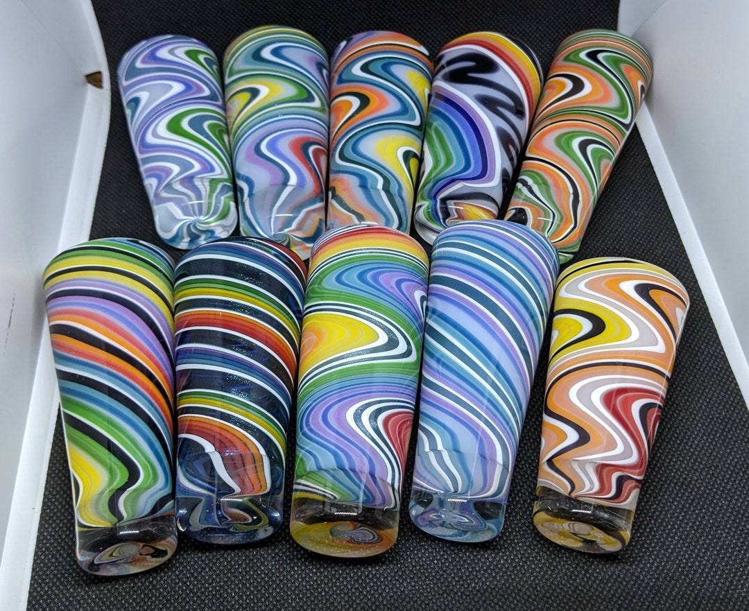 Mystery Shot Glass, Handmade Shot Glass Made With Random Colors ...