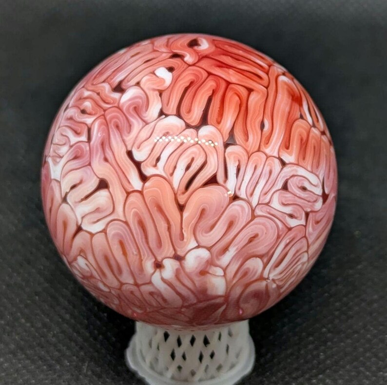 Brain Marbles 1" & 1.5", Play Marbles, Collectible Art, Glass Art ...