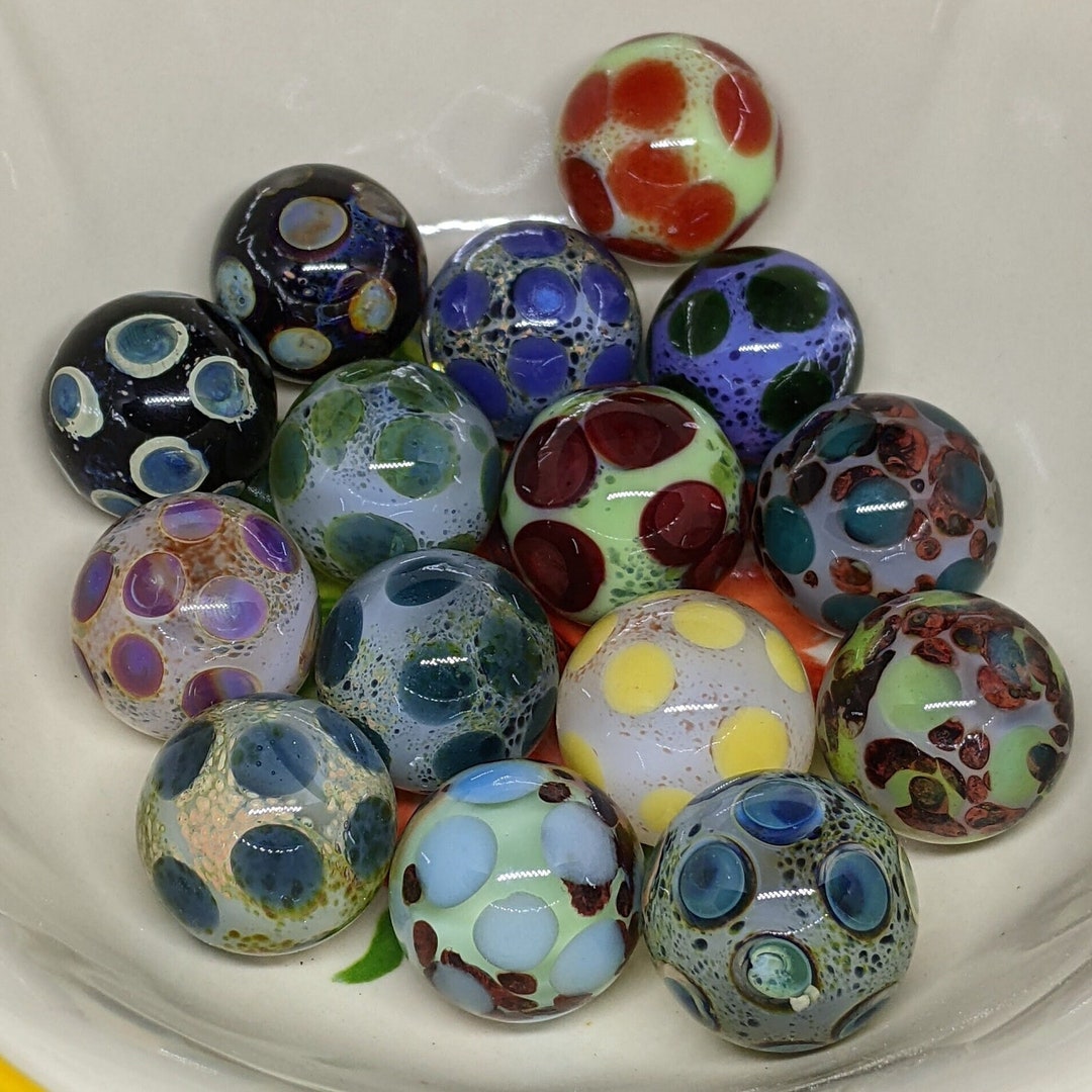 Speckled Mystery Marbles, Surprise Marbles, Random Marbles - Etsy
