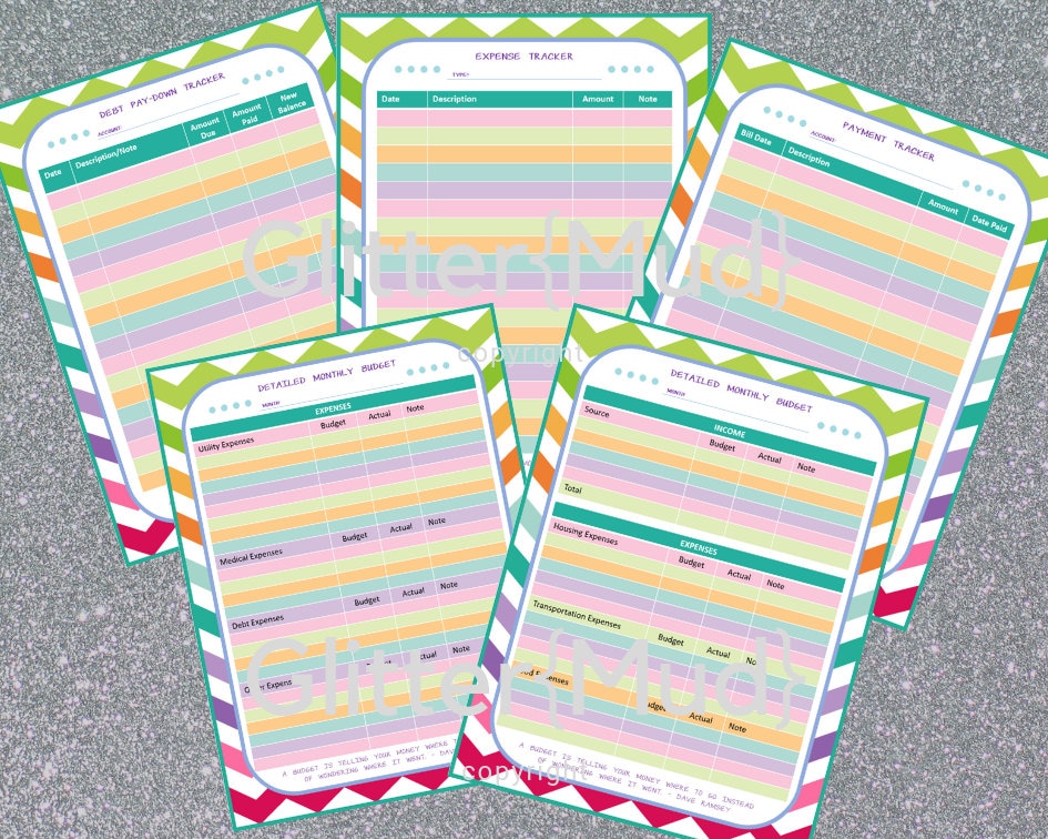 My Budget Planner Printable - Etsy