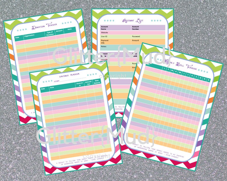My Budget Planner Printable - Etsy