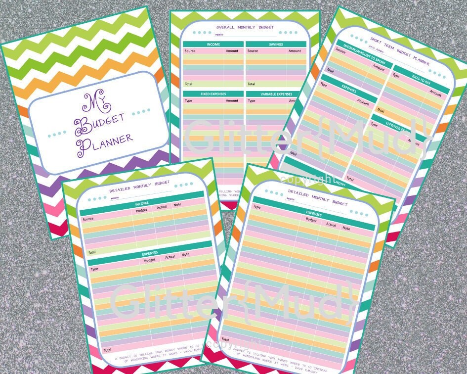 My Budget Planner Printable - Etsy