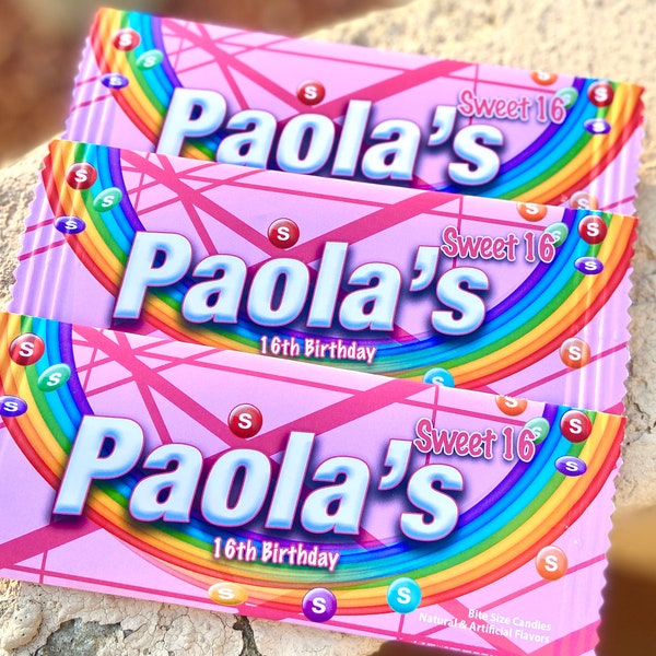 Custom Candy Wrappers - Etsy