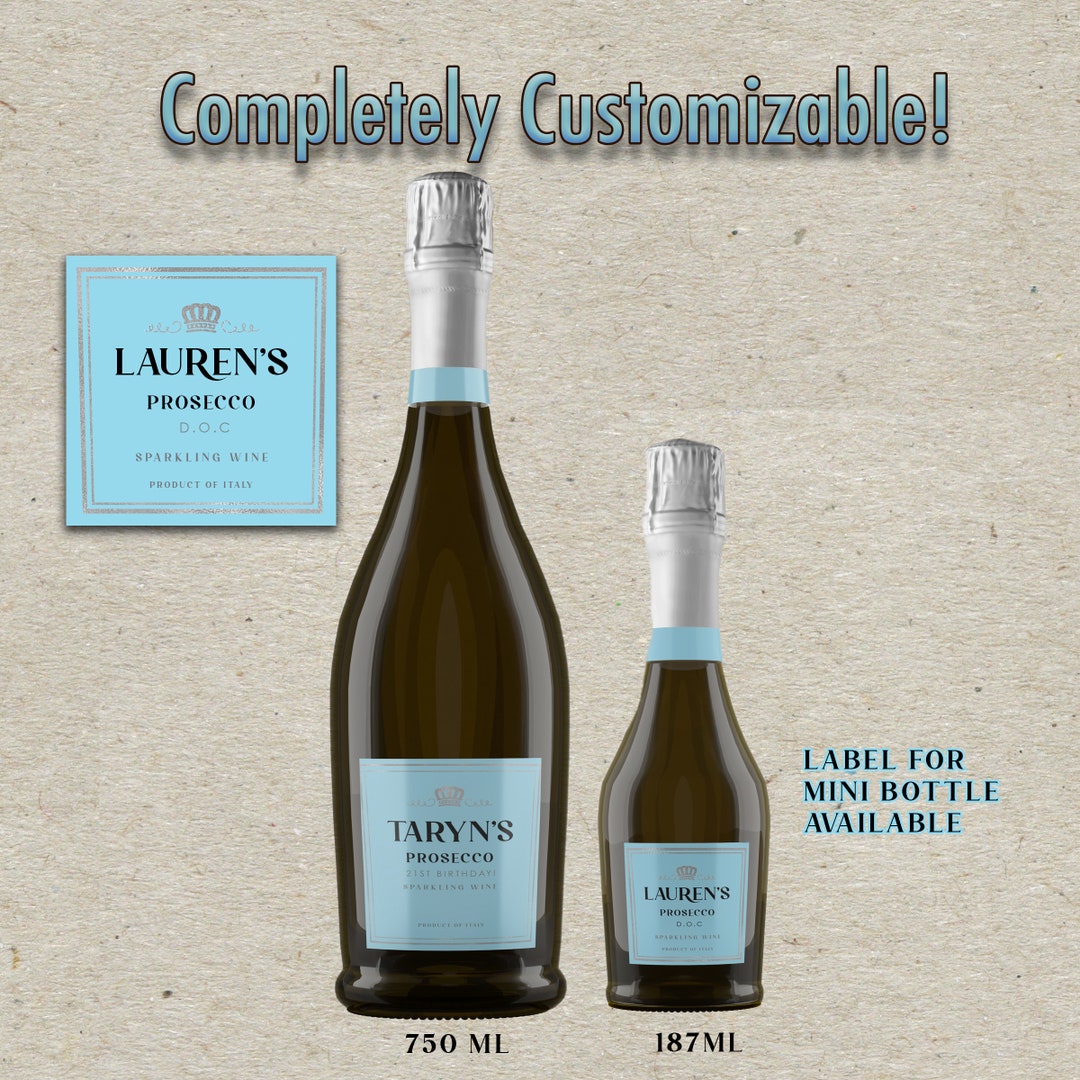 Champagne Labels -2 Sizes - Etsy