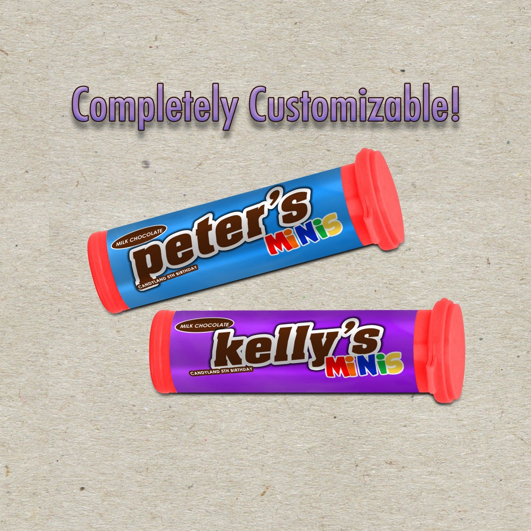 Custom Mini Chocolate Pieces - Etsy