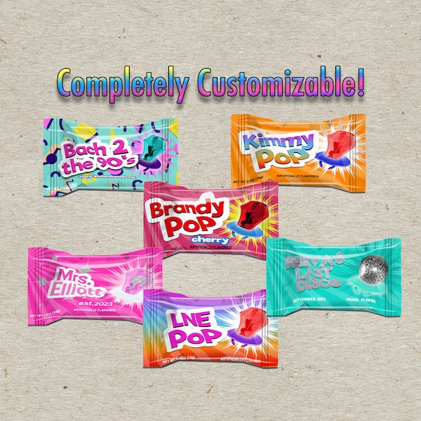 Custom Ring Pops - Etsy