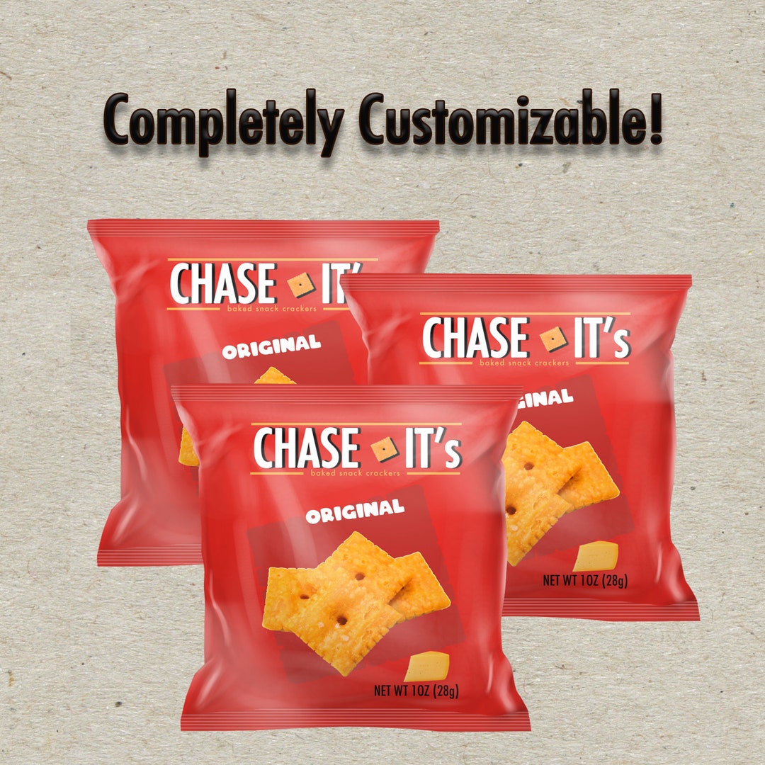Custom Baked Cheese Crackers Bags - Etsy