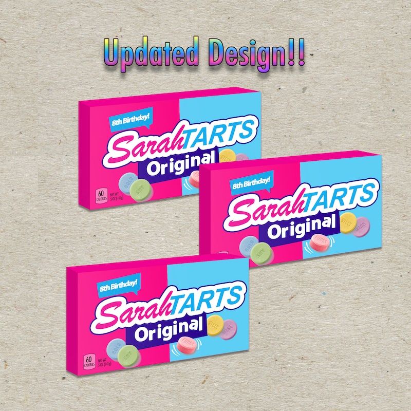 Personalized Sweet Tarts - Etsy