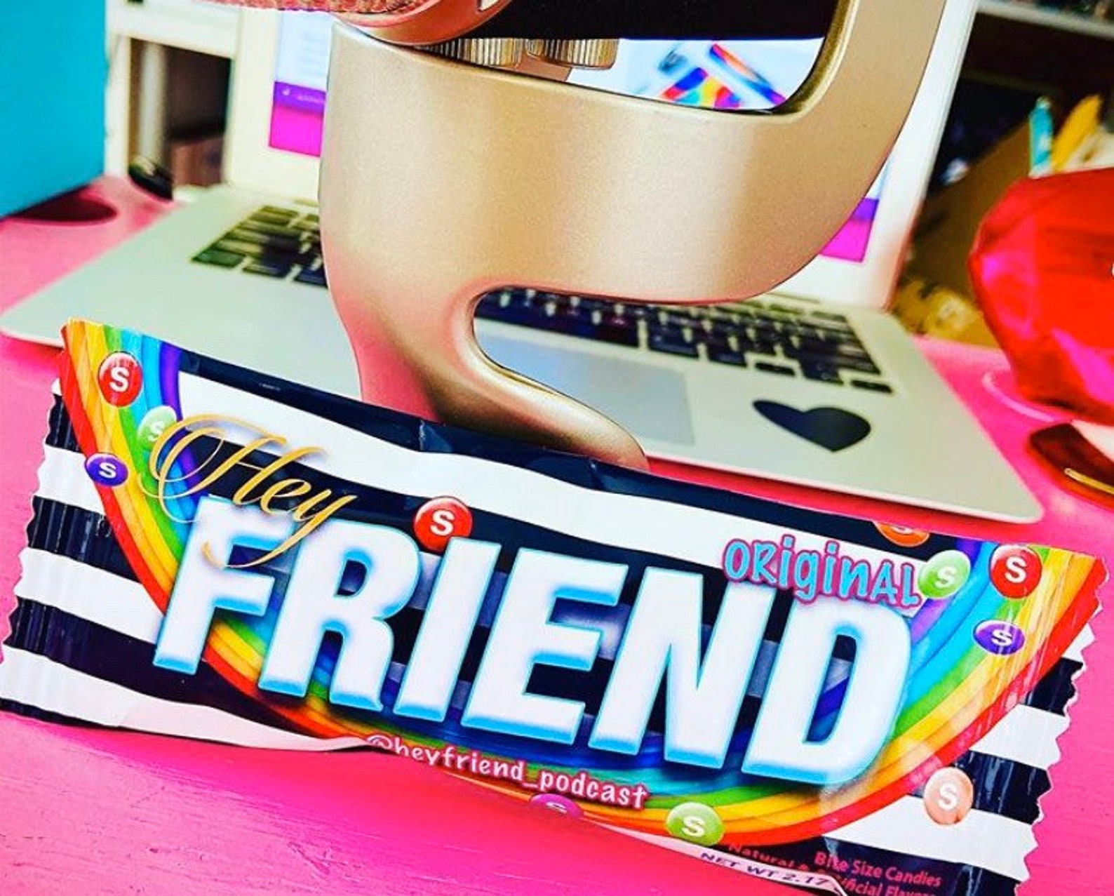 Custom Rainbow Candy Party Wraps Favors Printed Filled or - Etsy