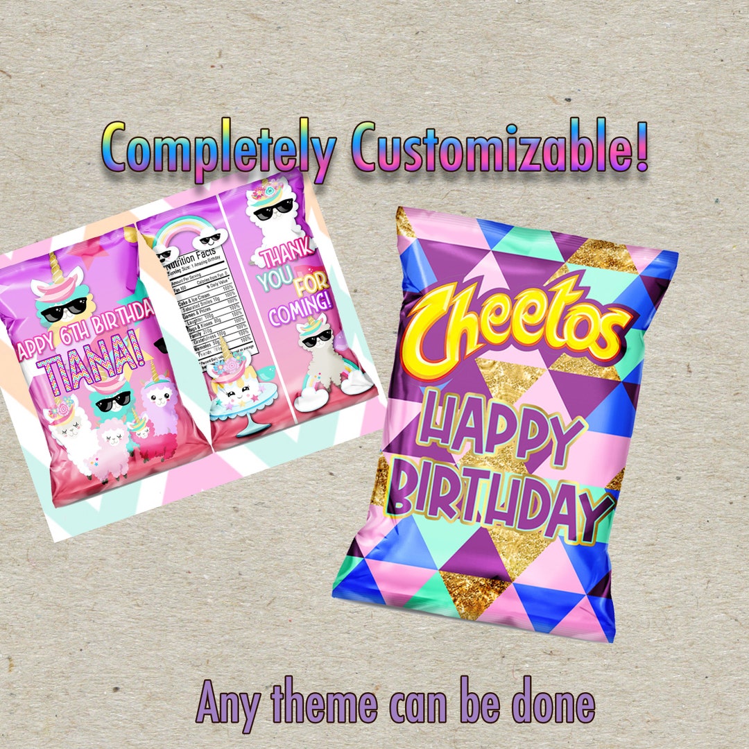 Custom Chip Bags - Etsy