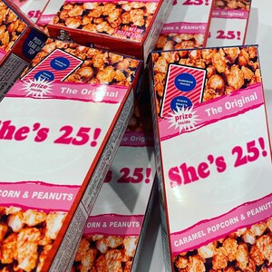 Custom Caramel Popcorn Cover - Etsy