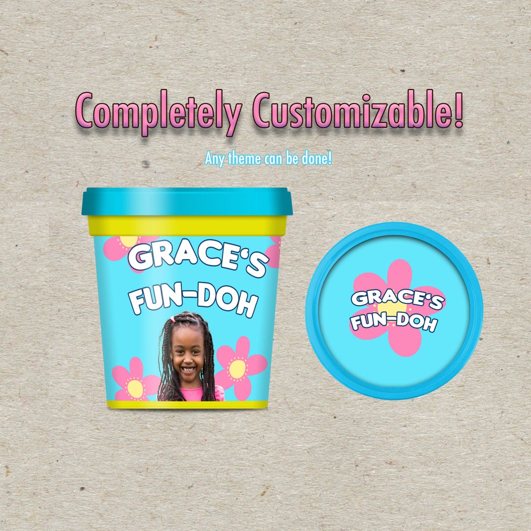 Custom Play Doh Labels - Etsy