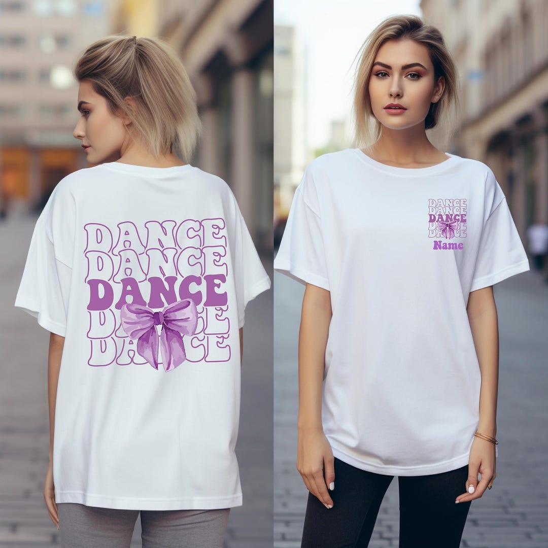 Coquette Dance Bow Tshirt, Women's Shirts, Dance Shirt, Gifts for ...
