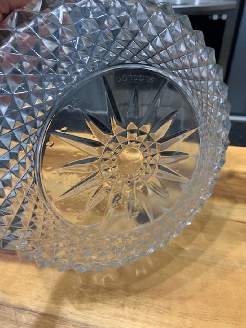 Set of Vintage Arcoroc Diamant Cristal D'arques Durand Crystal Berry ...