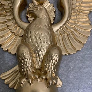 Lovely Syroco Eagle Candle Sconces, Hollywood-regency Ornate Gold Wall ...