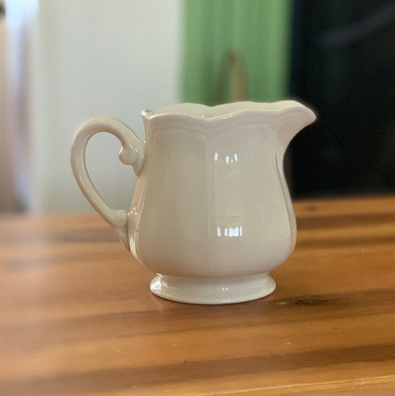 Vintage Sears Classic-white Federalist Ironstone Kitchenware Creamer ...
