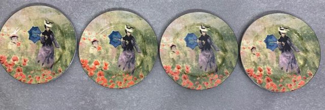 American Atelier Claude Monet Impressionist Decorative Dessert/salad ...