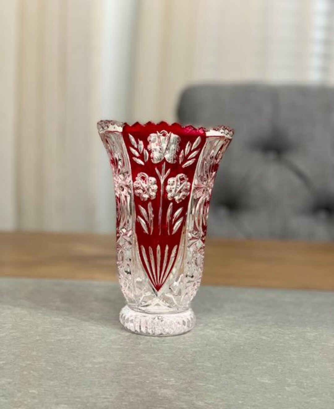 Petite Decorative Art Glass by Sax Fifth Avenue LTD. Vase, Roseline ...
